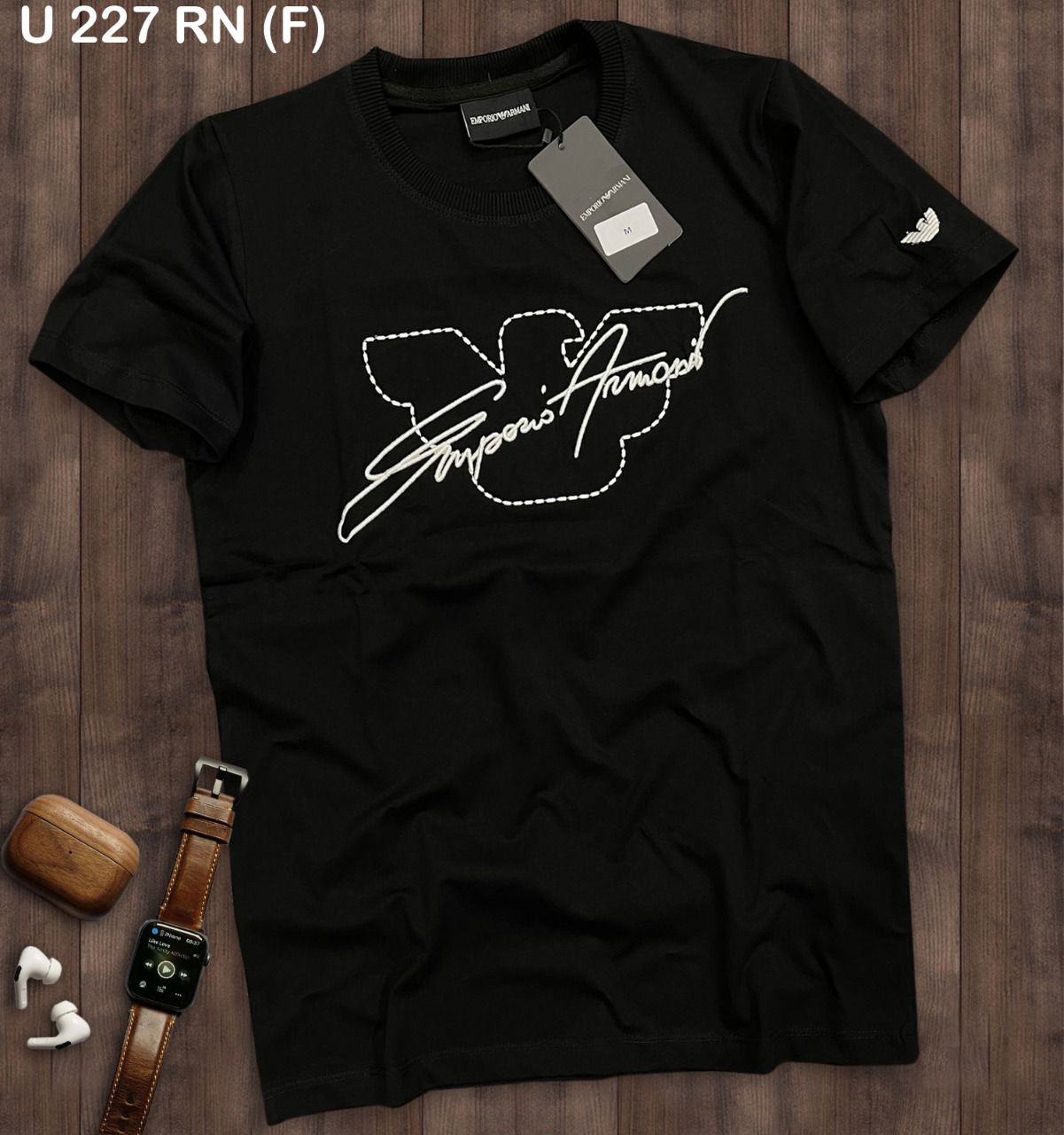 Premium Round Neck Logo Cotton T-Shirt – FASHION MYST