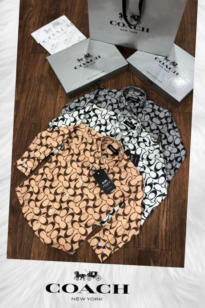 COACH || Kid's Signature Monogram Party Wear Shirts – FASHION MYST